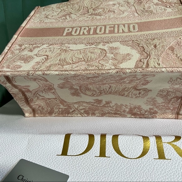 Dior | Bags | Dior Medium Book Bag In Rose Plus Beach Bag From ...